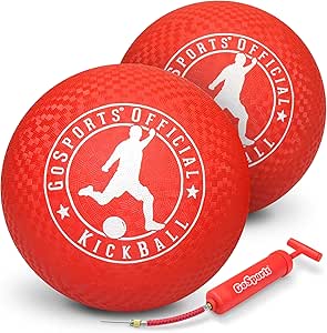 GoSports Official Kickball with Pump (2 Pack), 10" : Amazon.com.au ...