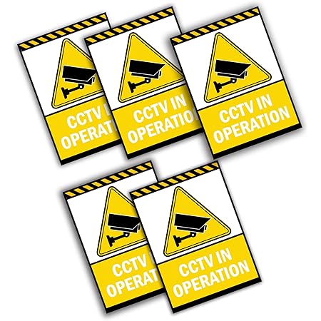 sticky CCTV in Operations – CCTV Outdoor Signs are Adherent Vinyl ...