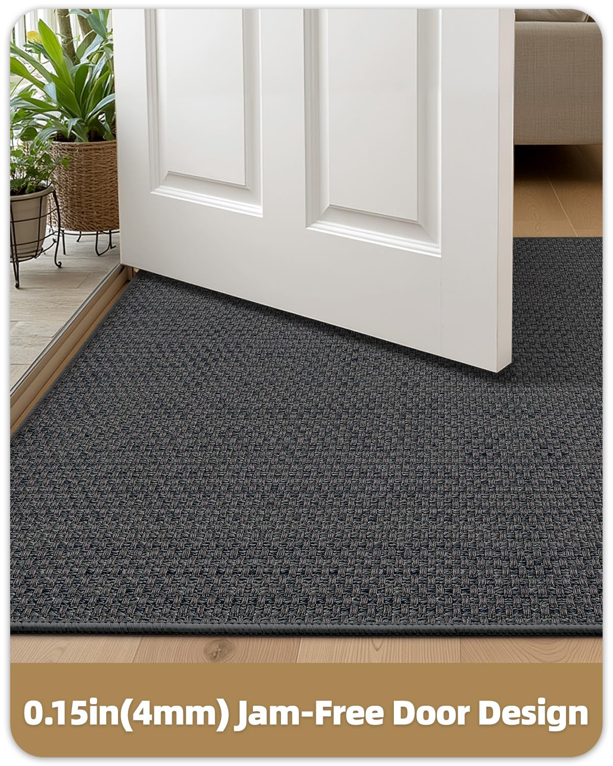 Snapklik.com : Color&Geometry Ultra-Thin Indoor Door Mat, 17"x30" Low ...