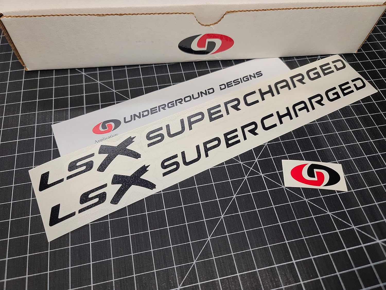 Amazon.com - LSX Supercharged Decals (2pk) Hood Window Blower Stickers ...