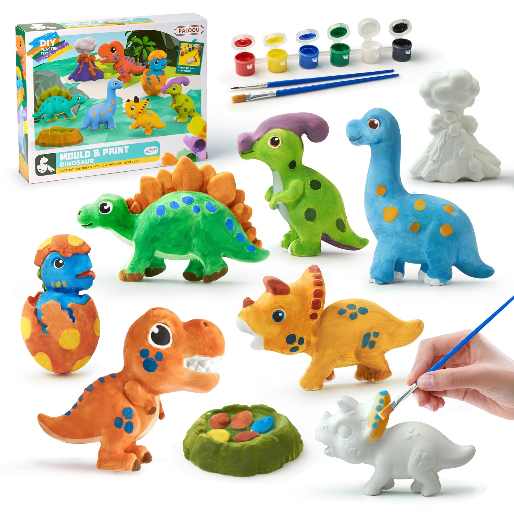 Kids Crafts Set - Ceramic Painting Kit,Paint Your Own DIY Ceramic ...