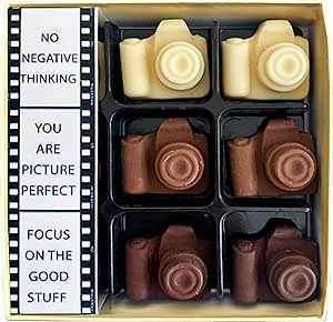 Chocolate Cameras Gift Set - Handmade Belgian Dark, Milk & White ...