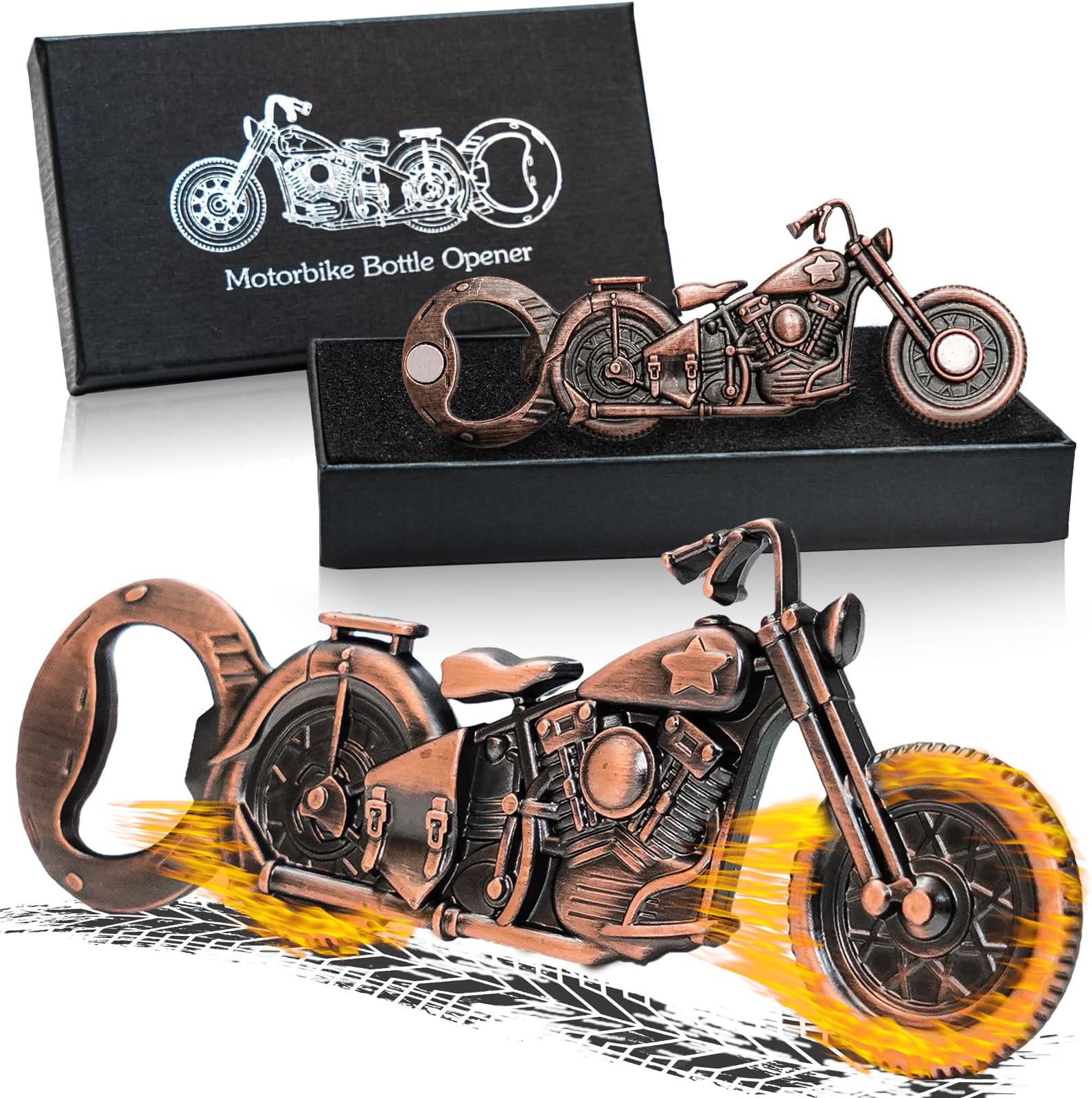 Amazon.com: Cool Antique Beer Bottle Opener,Vintage Motorcycle Wine ...