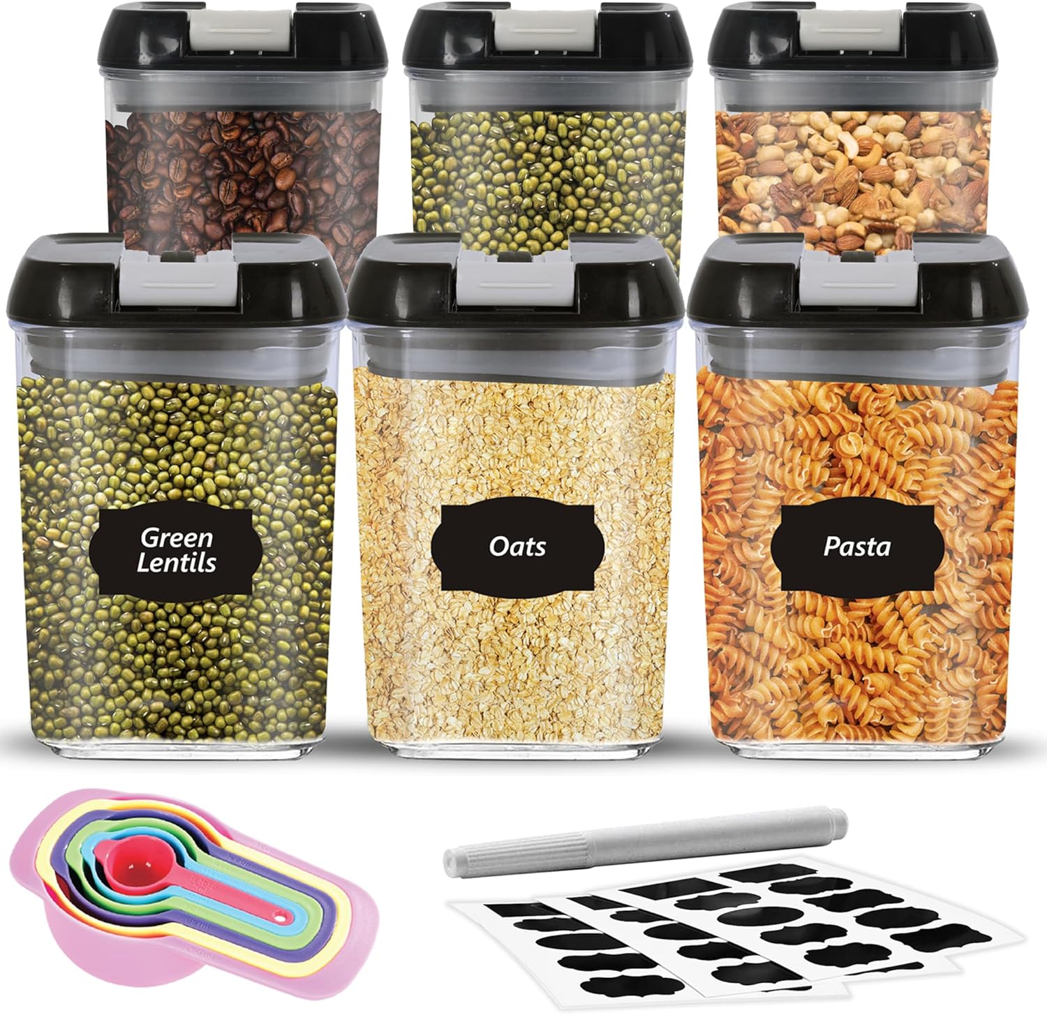 STORM TRADING GROUP Cereal Storage Containers Food Grade & BPA Free ...