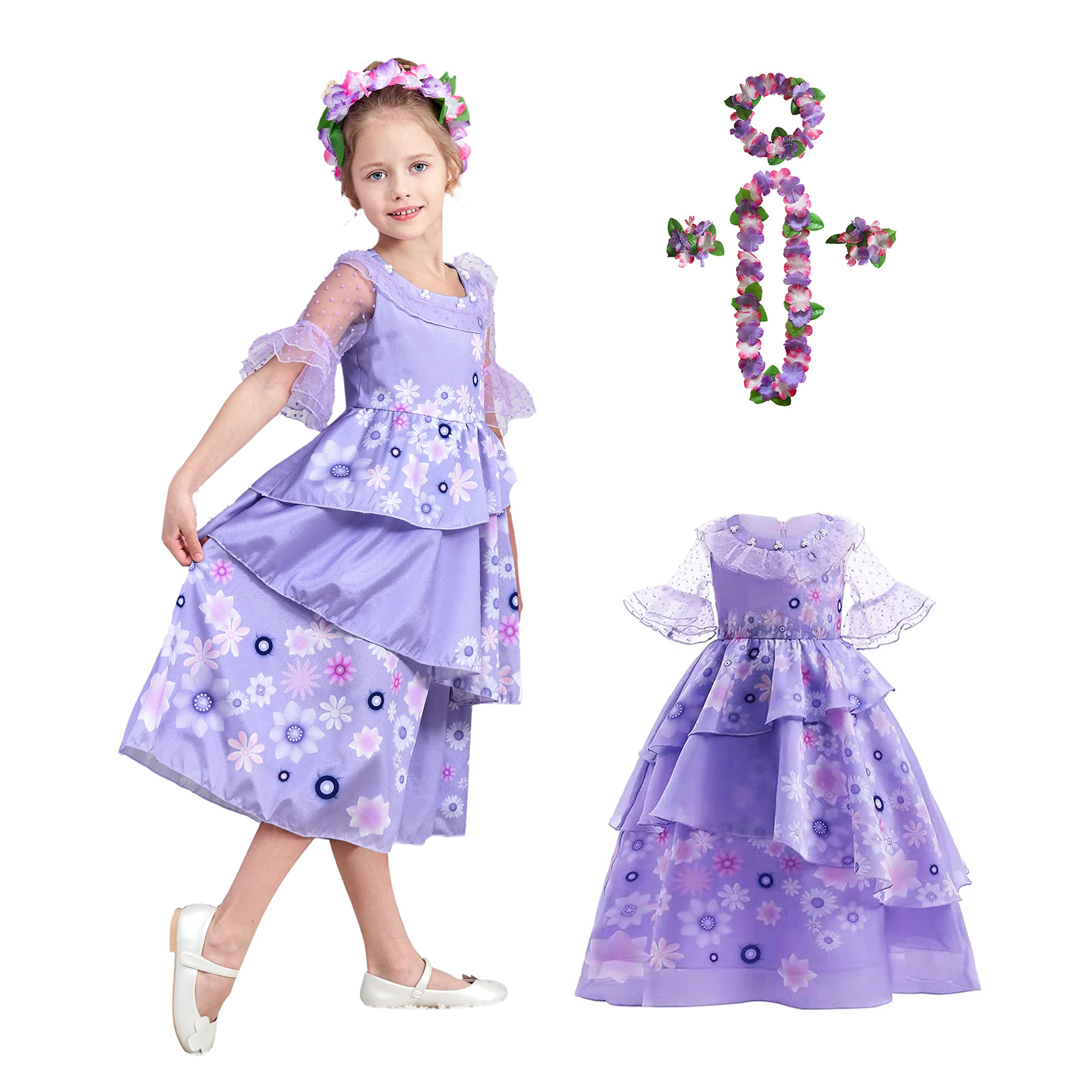 Paineomn Isabella Dress Isabella Costume For Girls With Bag Isabella ...
