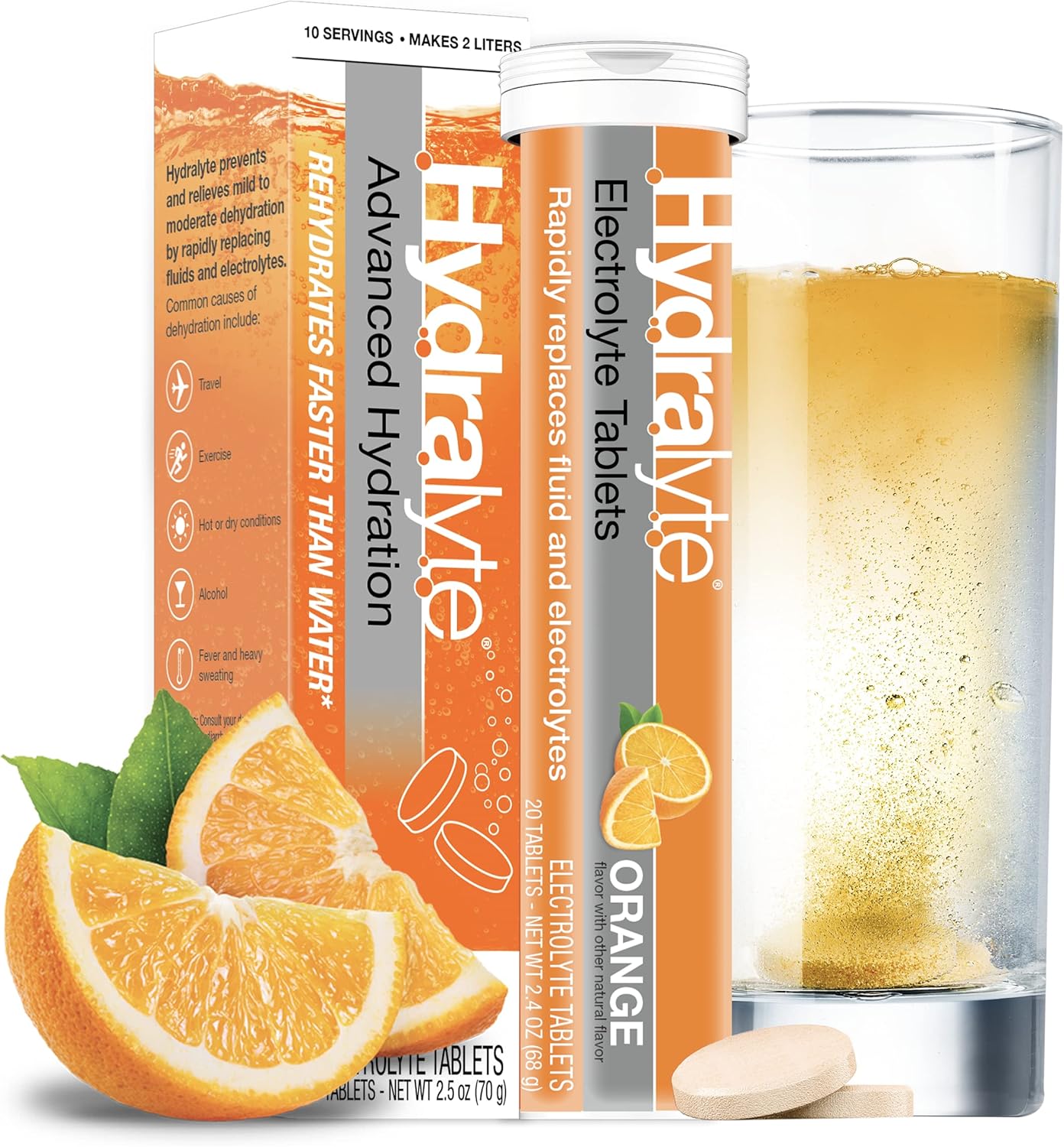 Amazon.com: Hydralyte Effervescent Electrolyte Oral Hydration Tablets ...