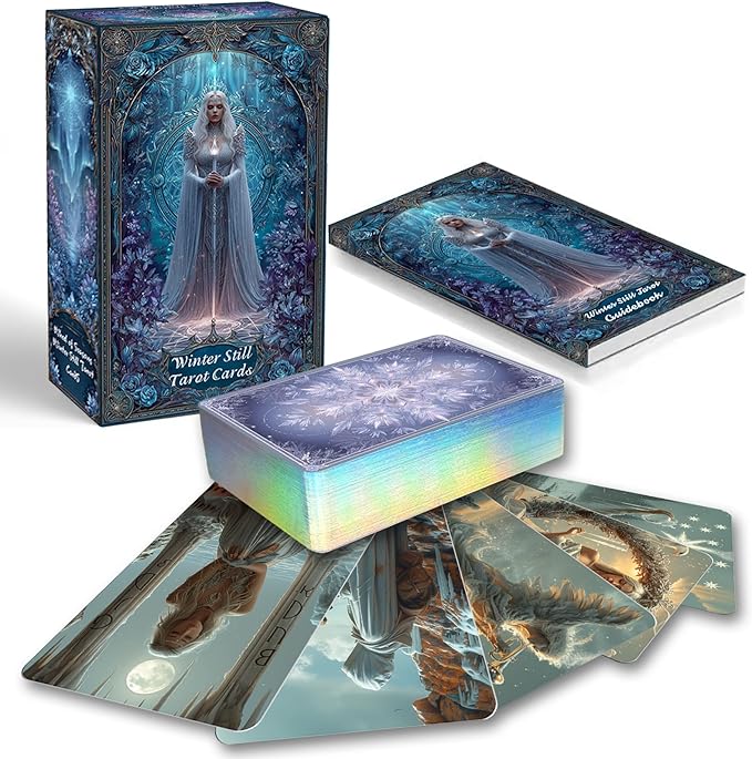 Amazon.com: sishui Tarot Cards for Beginners with Guidebook, Winter ...