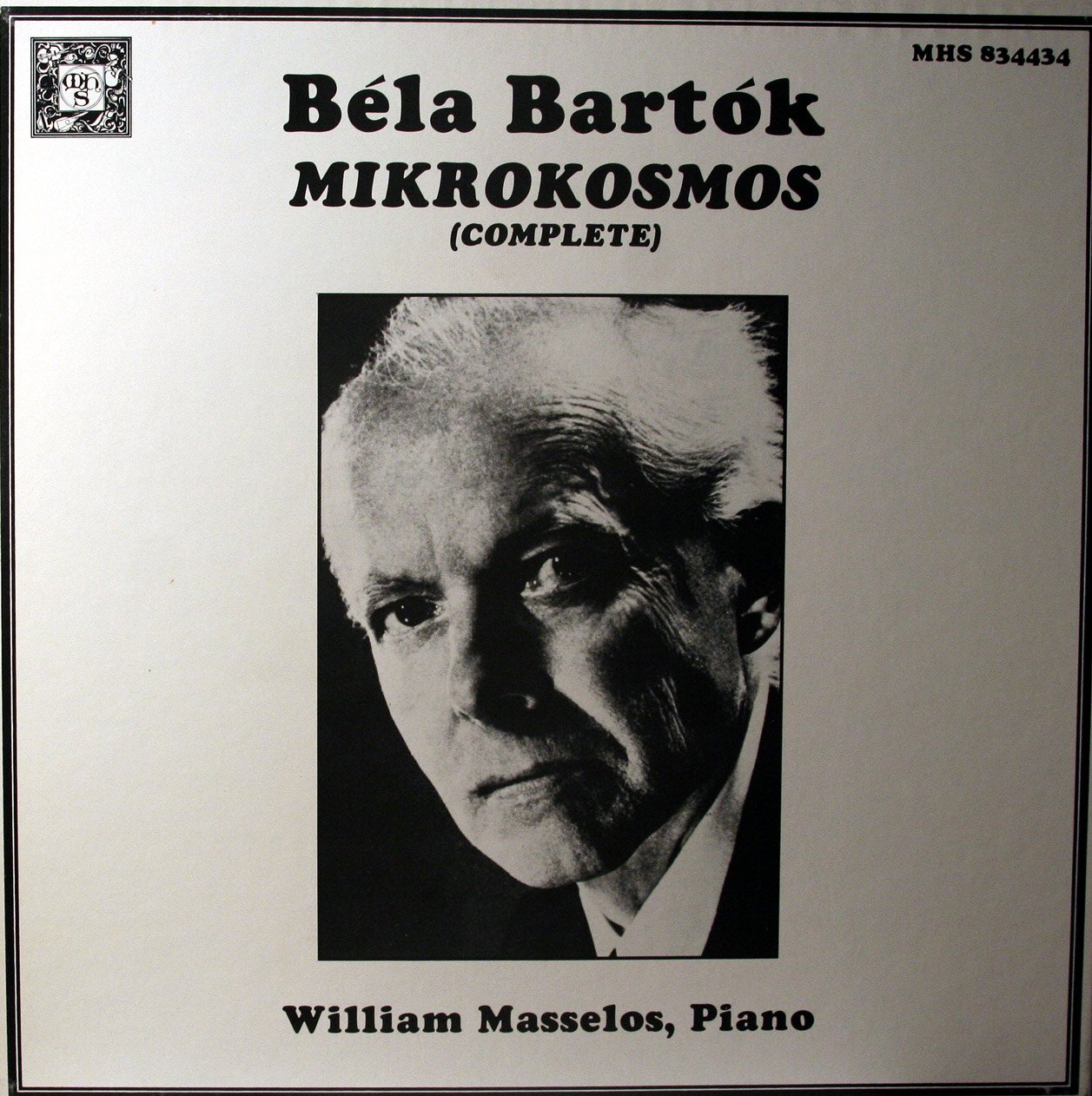 William Masselos, Bela Bartok - Bartok: Mikrokosmos (Complete) William Masselos; 3 LPs - Amazon ...