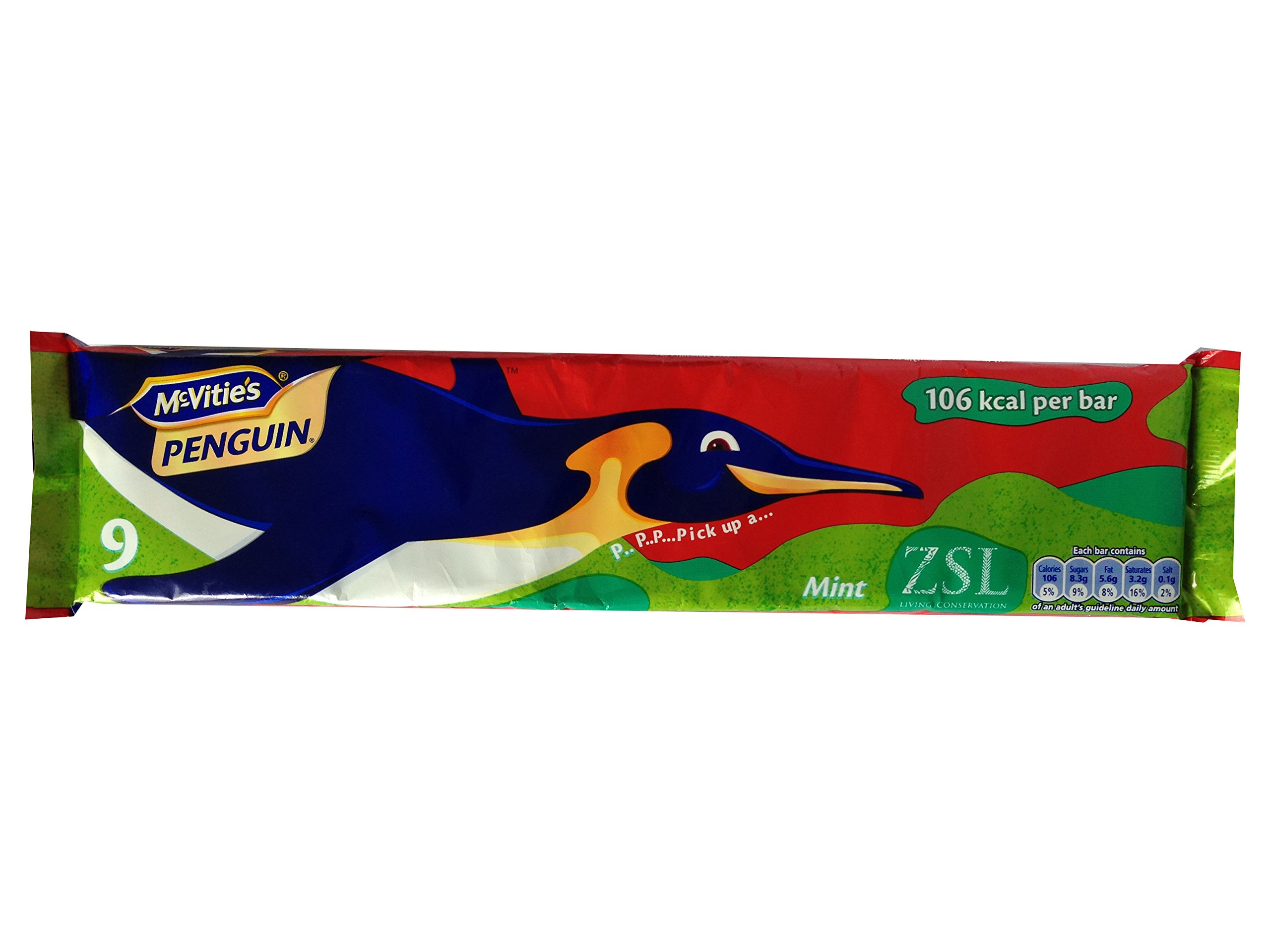 Amazon.com : McVities Penguin Mint 9 Pack 150g : Candy And Chocolate ...