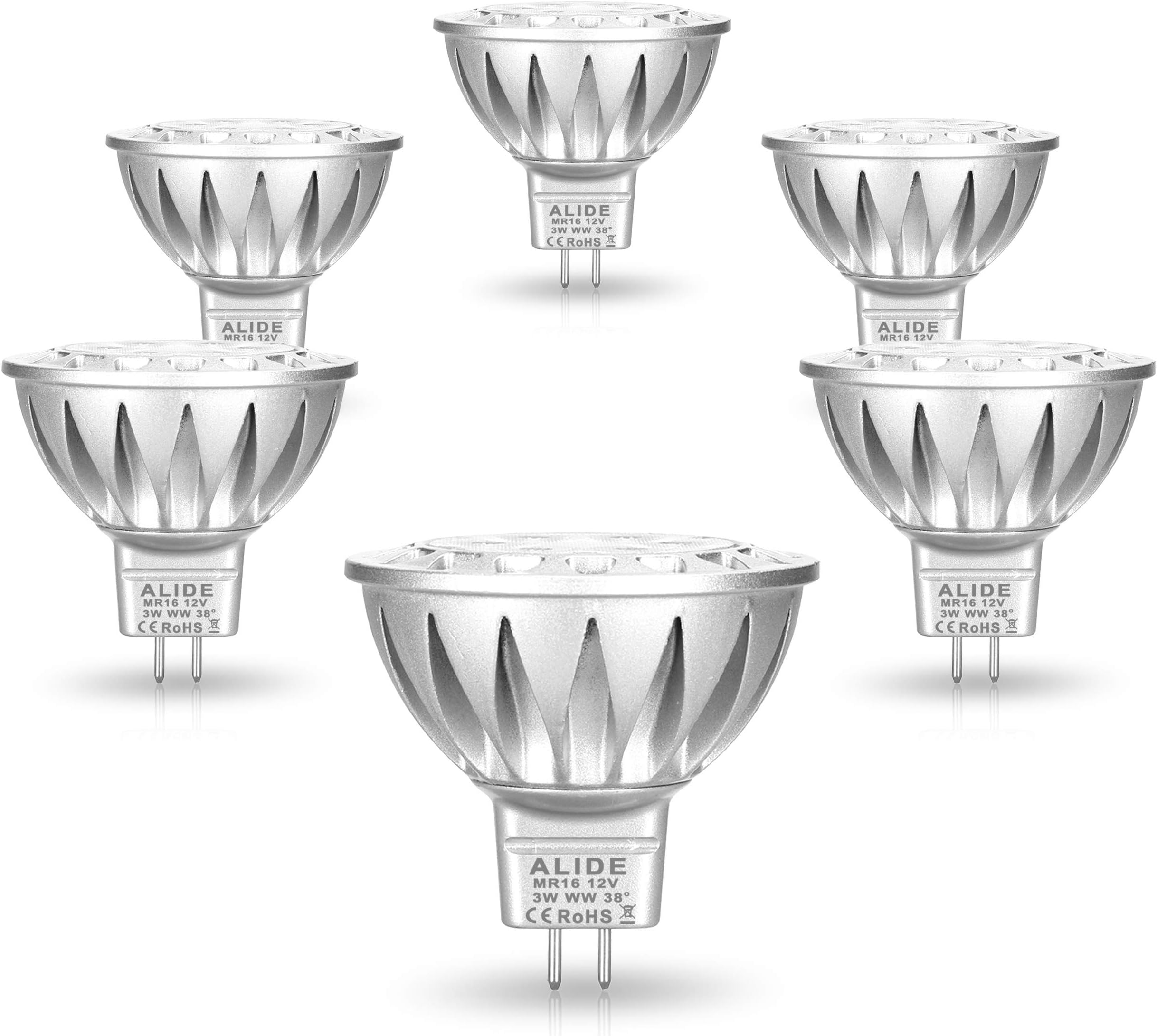 SPW Pro-Trade MR16 LED 3W 250 Lumens 2700K 38 Degree PT-MR16-3FL-27 ...