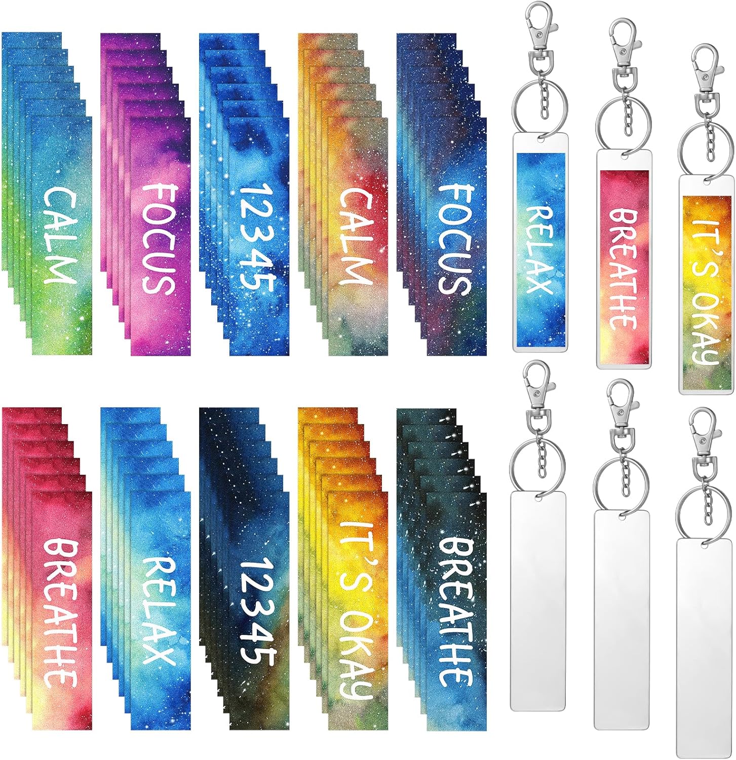 Amazon.com: Gueevin 106 Pcs Anxiety Sensory Stickers Calm Stickers Kit ...