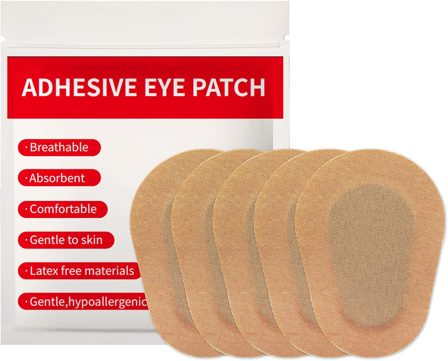 Amazon.com: AndicAge 120pcs Adhesive Eye Patches Breathable Fabric ...