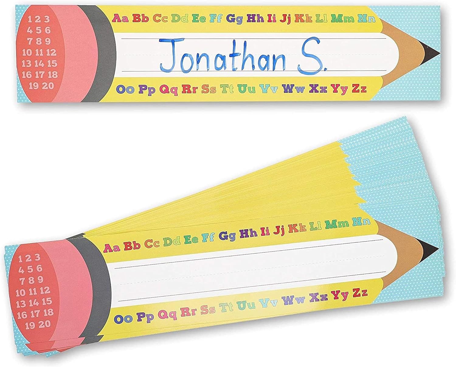 Pencil Design Desk Name Tags, 17.5 x 4 in, 50 Pack Philippines | Ubuy