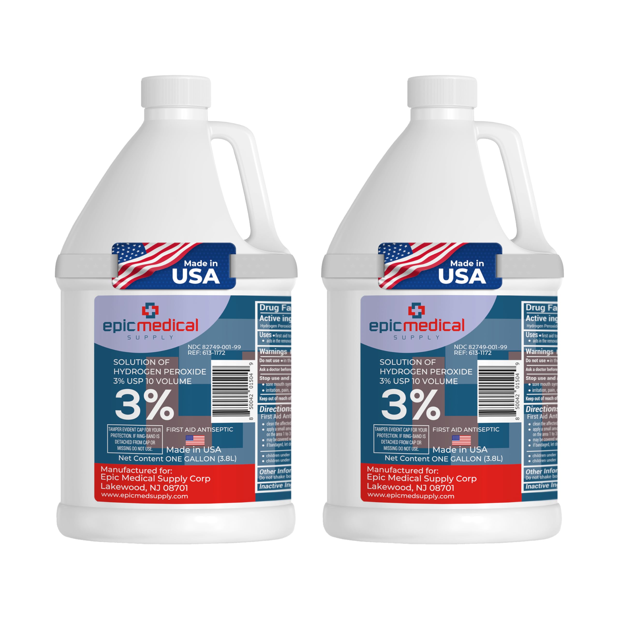 Amazon.com: Epic Medical Supply 3% Hydrogen Peroxide - First Aid ...