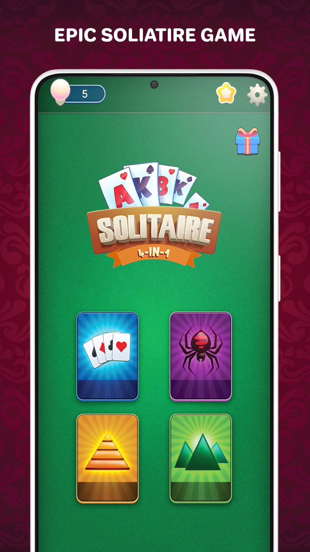 Solitaire 4-IN-1 - App on Amazon Appstore