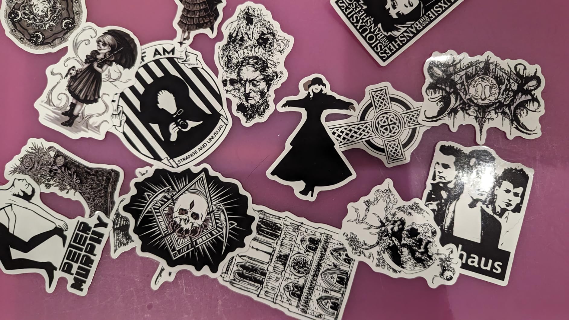 Gothic Stickers | 50 PCS | Vinyl Waterproof Stickers for Laptop ...