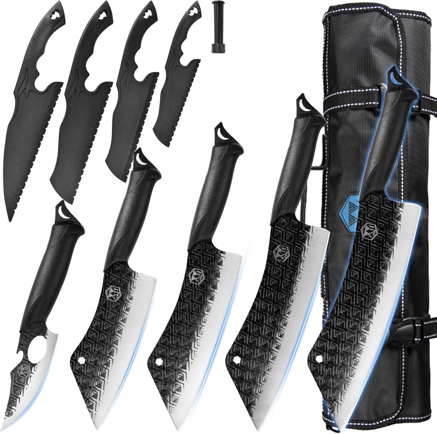 Amazon.com: XYJ Authentic Since 1986,5pcs Slicing Knives Set,Vegetable ...