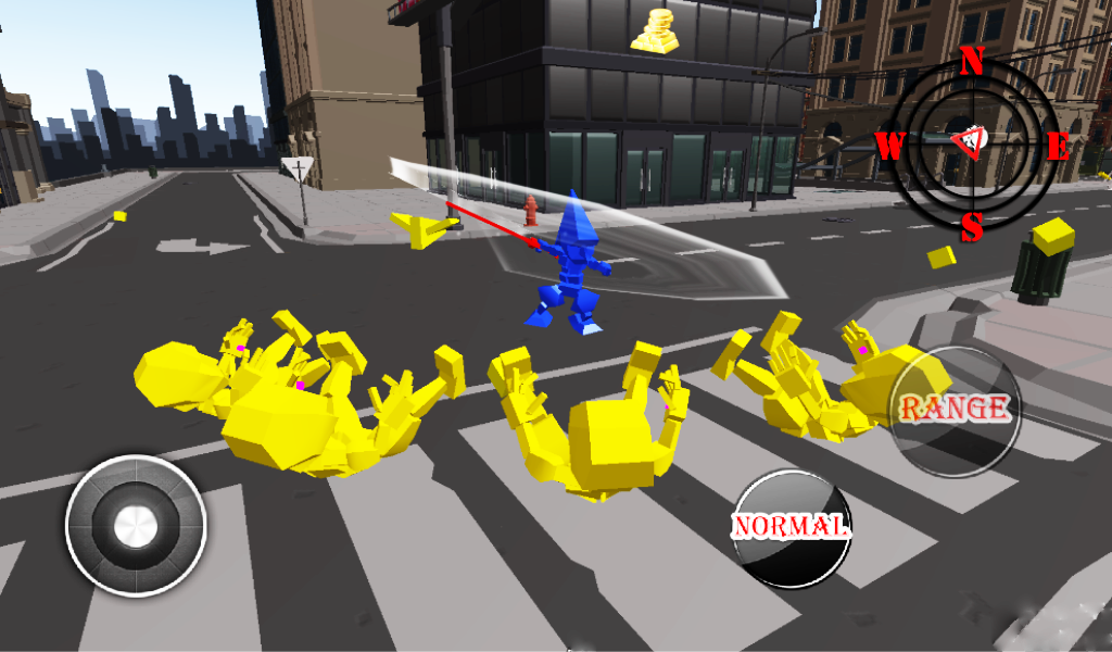 Blocky Ragdoll Robot Fighter Hero - Real Samurai Sword Lords Battle ...