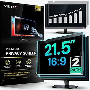 Amazon.com: VINTEZ 21.5 Inch 16:9 Privacy Screen for Computer Monitor ...