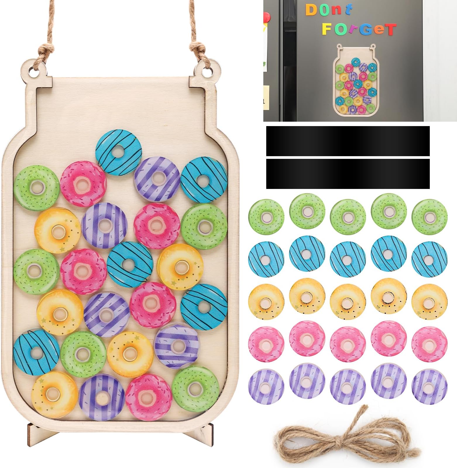 Amazon.com : Treela Reward Mason Jar for Kids Candy Reward Chart for ...