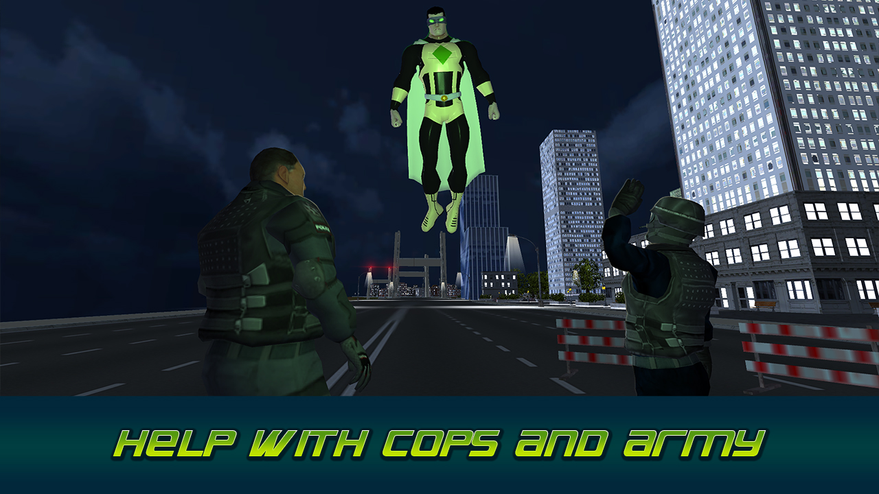 Flying Eye Laser Superhero: Night City Crime Fighting Alien Legend Simulator:www.amazon.com ...