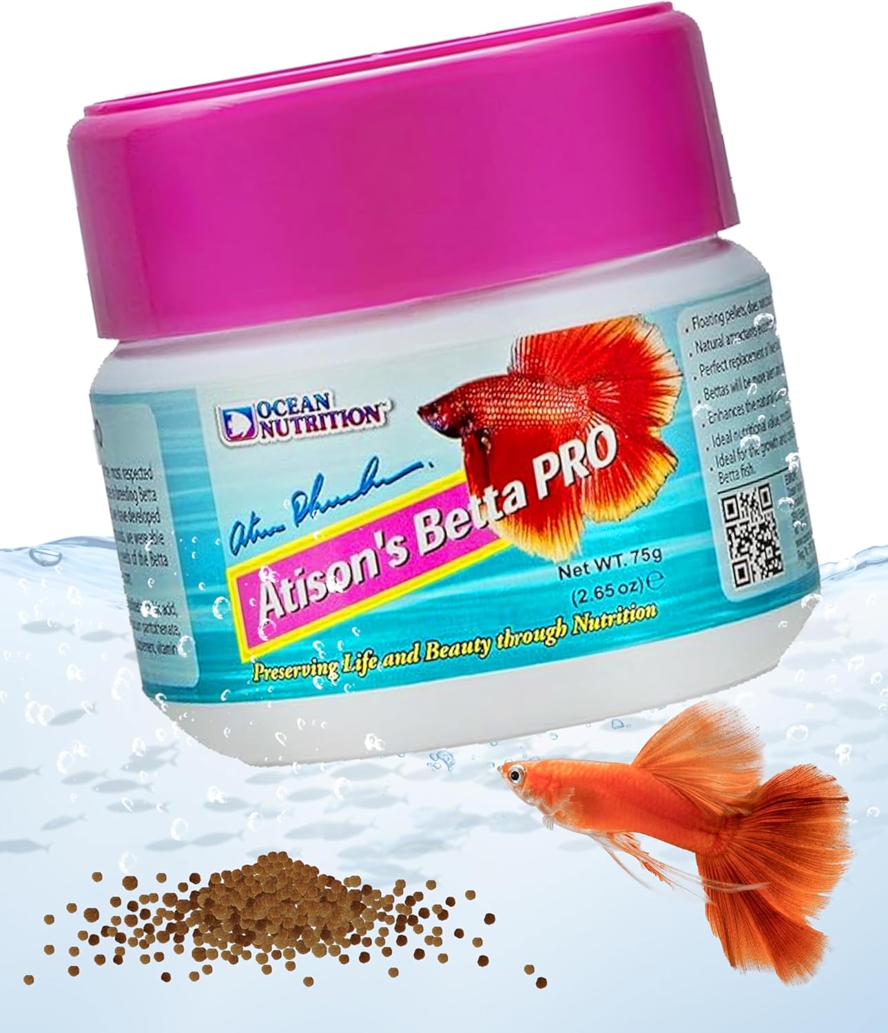 MULTIHOBBIE® ATISON´S BETTA FOOD PRO OCEAN NUTRITION 75 g : Amazon.de ...