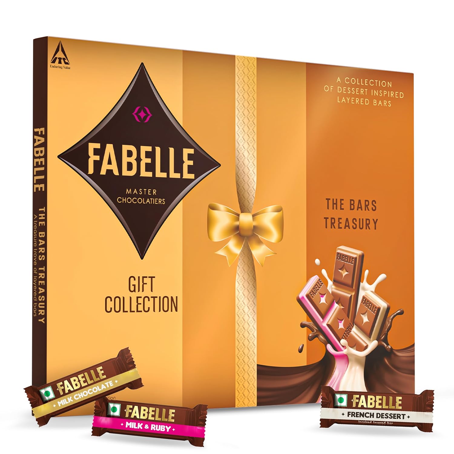 Fabelle The Bars Treasury Premium Chocolate Gift Pack, 24 Assorted ...
