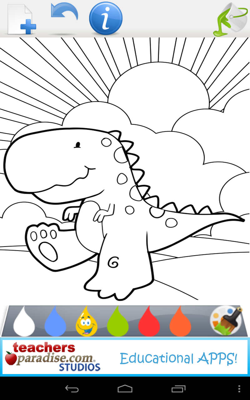 Kids Coloring Book: Dinosaurs! - App on Amazon Appstore