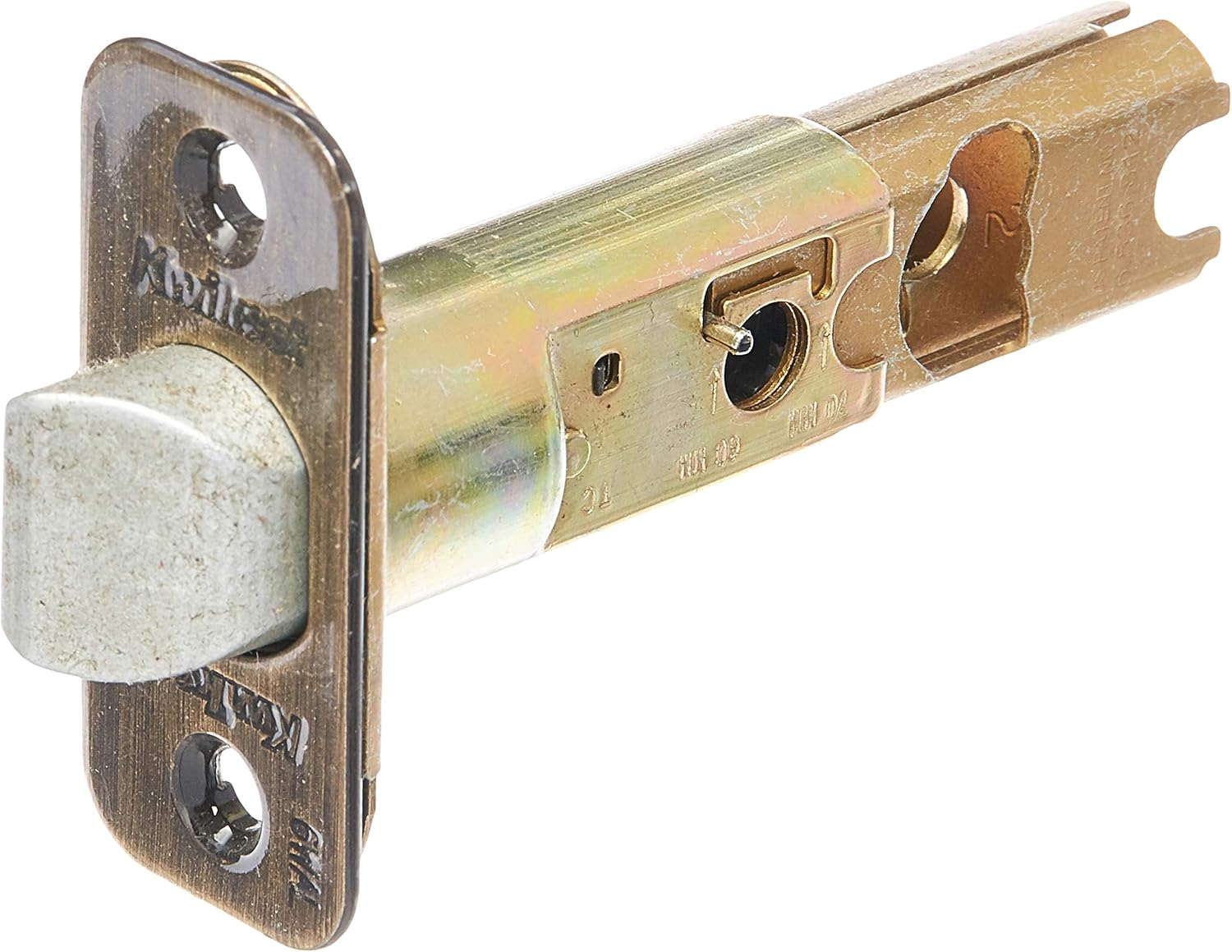 Amazon.com: Kwikset 82246-15 Adjustable Radius Springlatch Satin Nickel ...