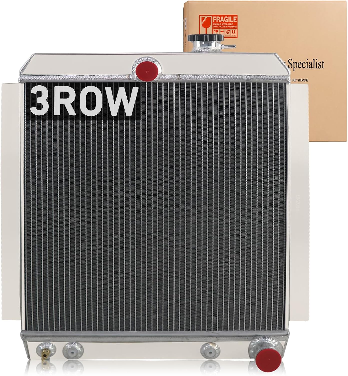 Amazon.com: PUNDIMO 3Row Radiator For 1947-1954 Chevy Pickup Truck 3100 ...