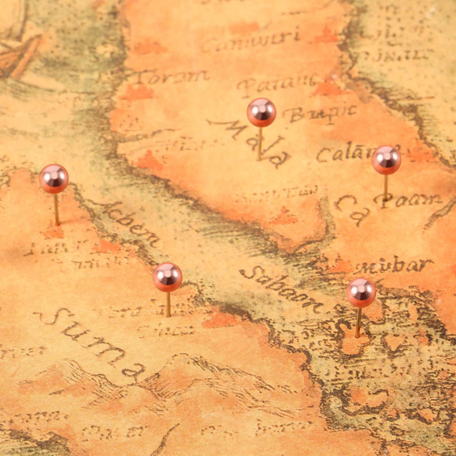 Snapklik.com : 500 Pack Map Push Pins Map Tacks Small Size