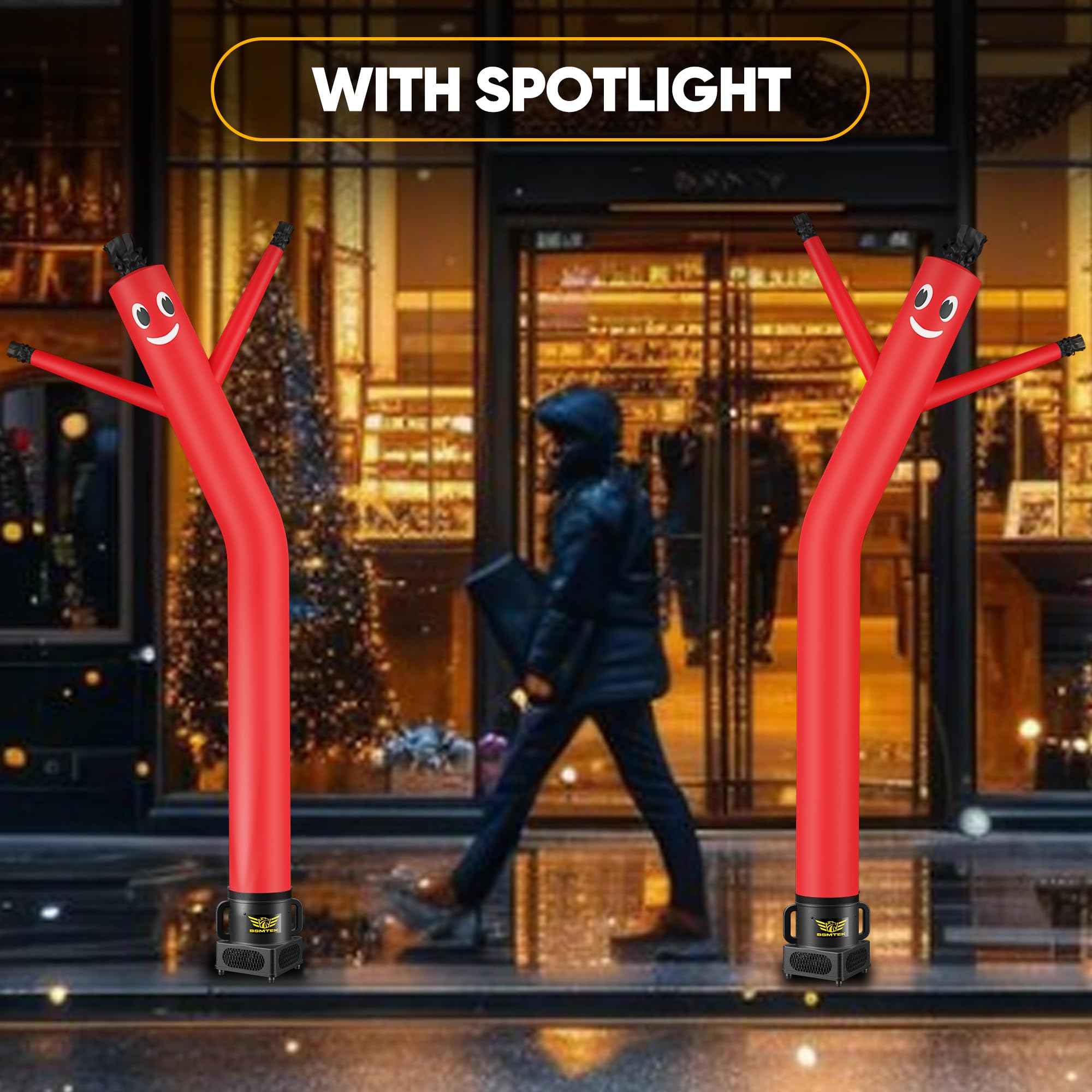 Snapklik.com : BSMTEK 7FT Air Inflatable Waving Tube Man Set