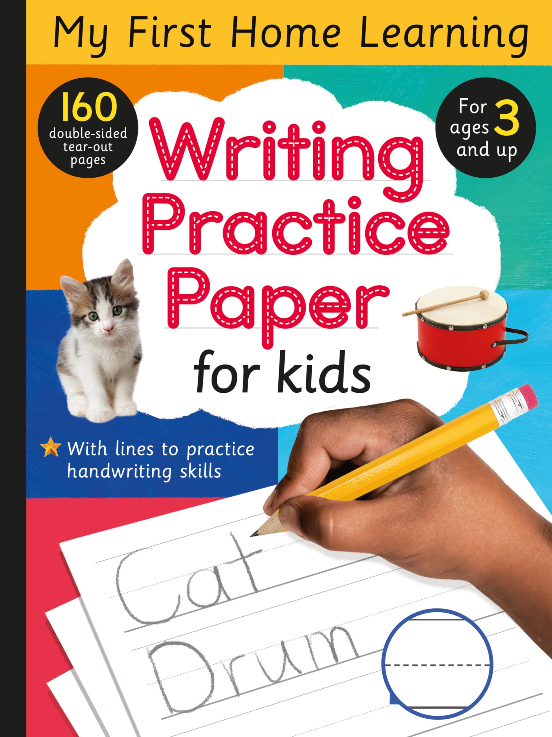 Lined Paper 100 Sheets Ruled Writing Paper, Double-Sided Printing Skip ...