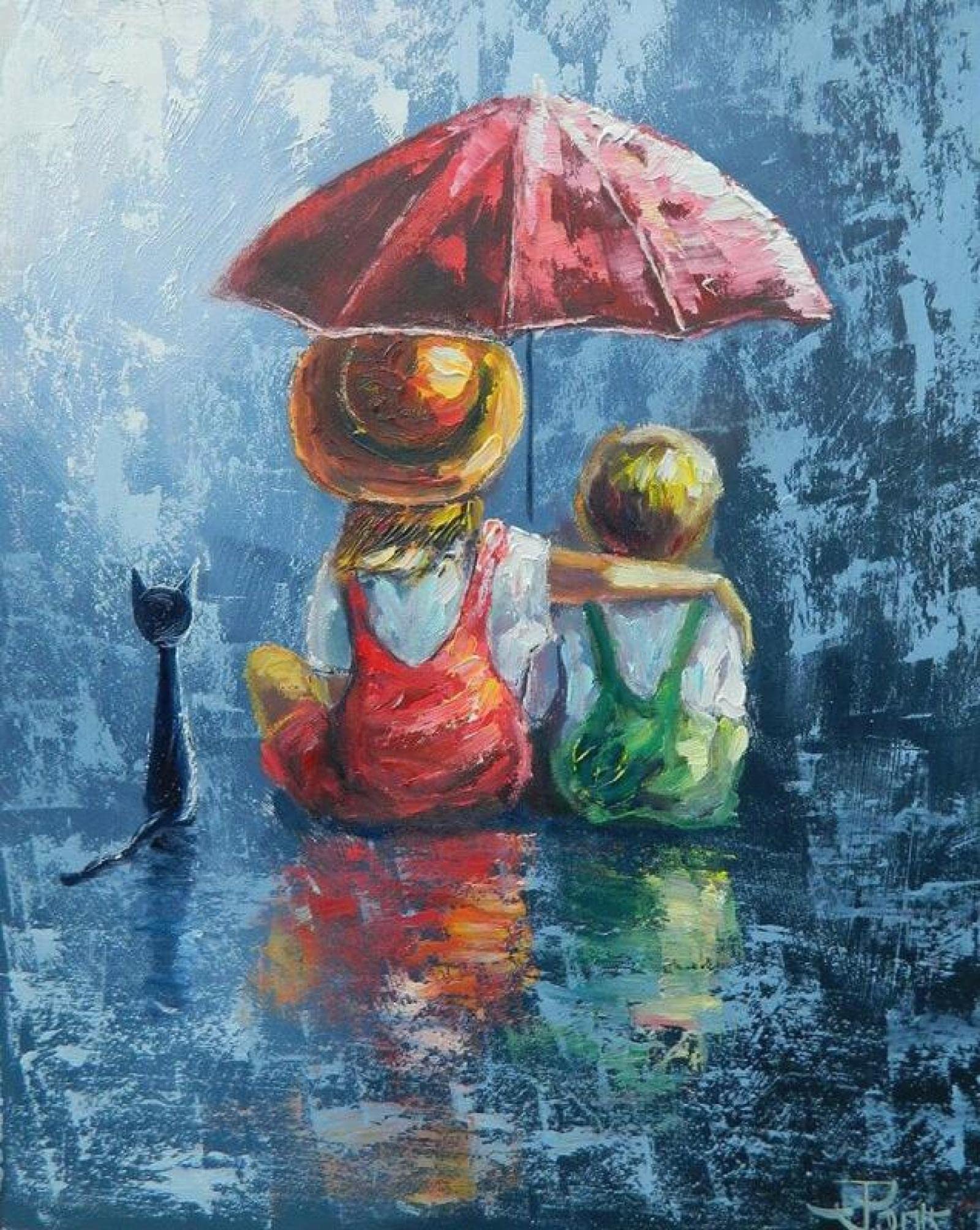 Abstract Paintings Of Family The Love Oak | Art To Symbolize Family