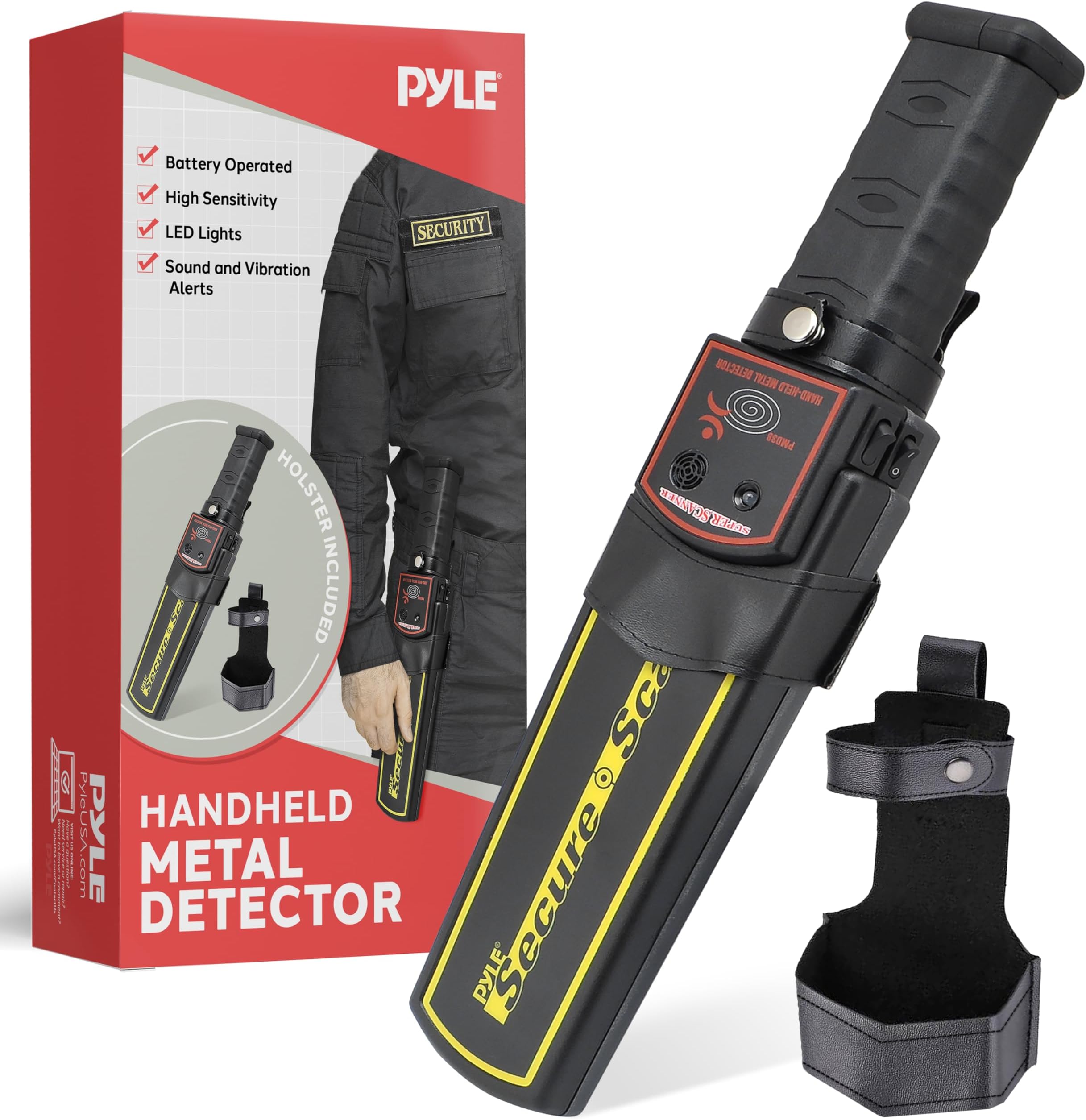 Amazon.com : Handheld Metal Detector Wand Security Scanner,High ...