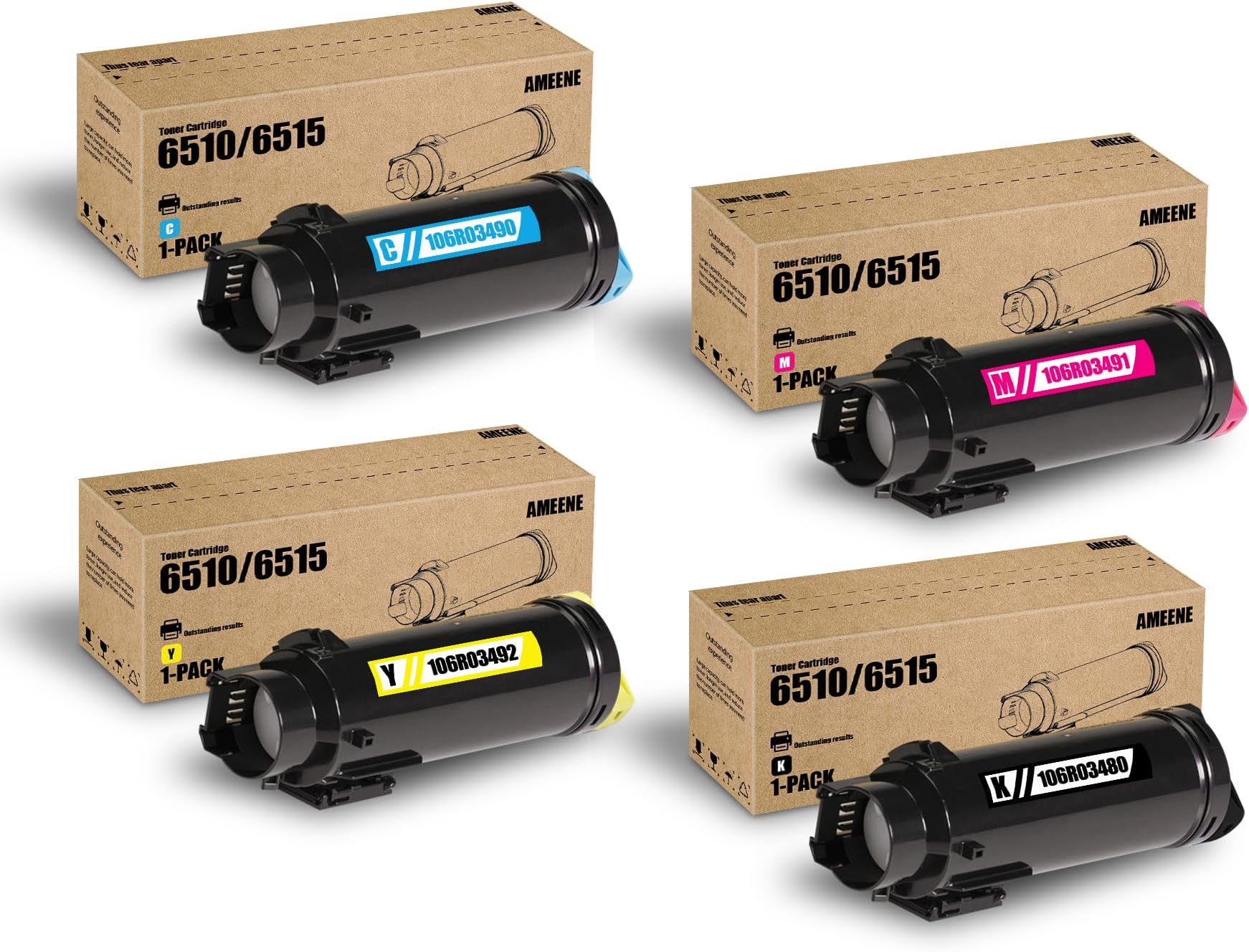 Amazon.com: Xerox Phaser 6510/Workcentre 6515 Magenta High Capacity ...