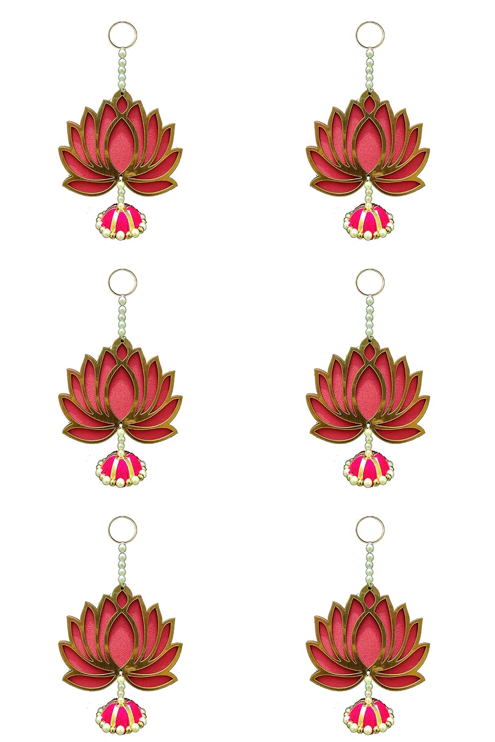 Buy Buransh Lotus Hangings for Decoration Floral Wall Hangings for ...