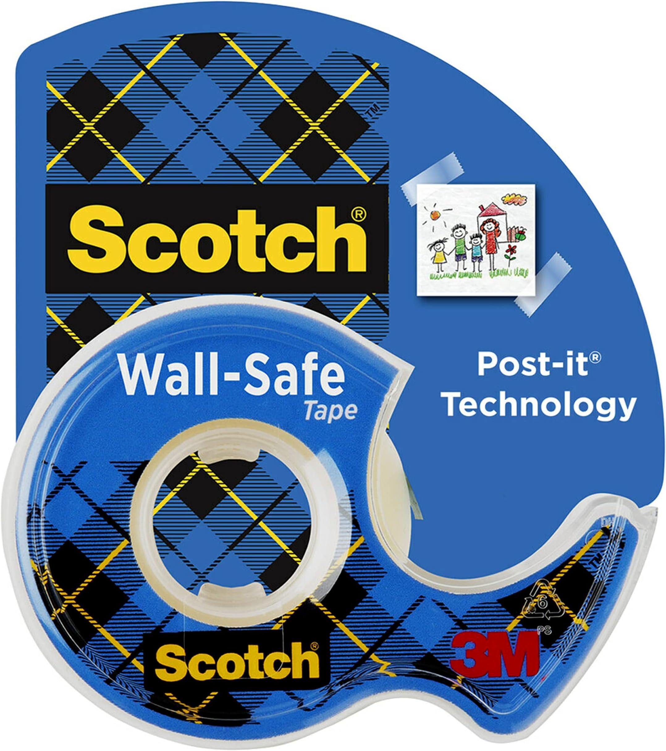 Amazon.com : Scotch Removable Tape, 1/2 in x 1,296 in, 1 Box/Pack, Post ...