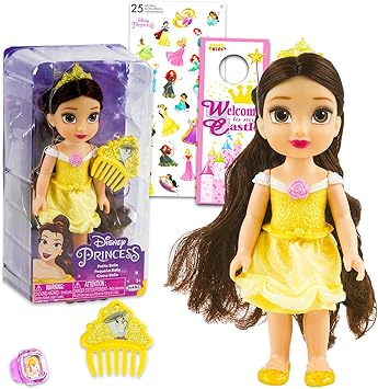 Amazon.com: Disney Princess Belle Doll and Comb Set - Beauty and The ...