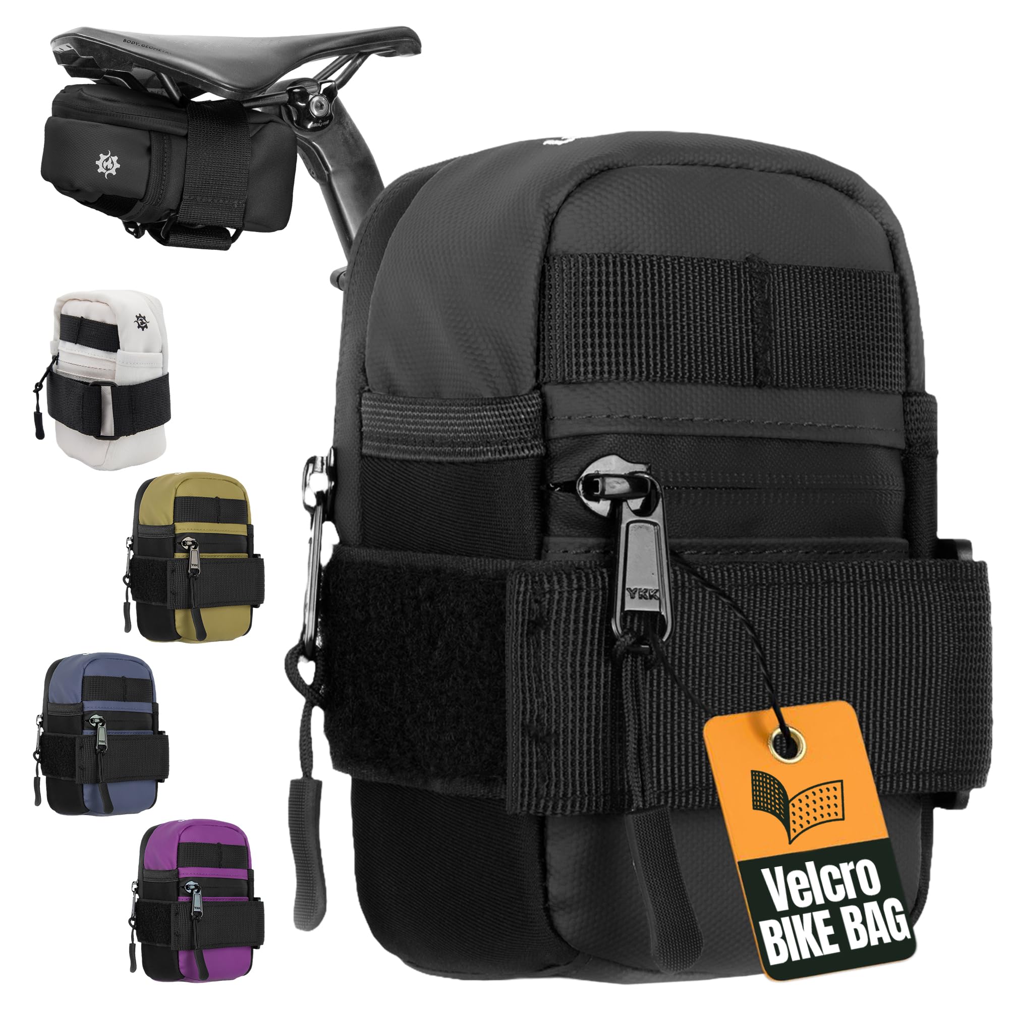 Amazon.com: Lumiere & Co. Road Bike Saddle Bag, Bike Bag, Mountain Bike ...