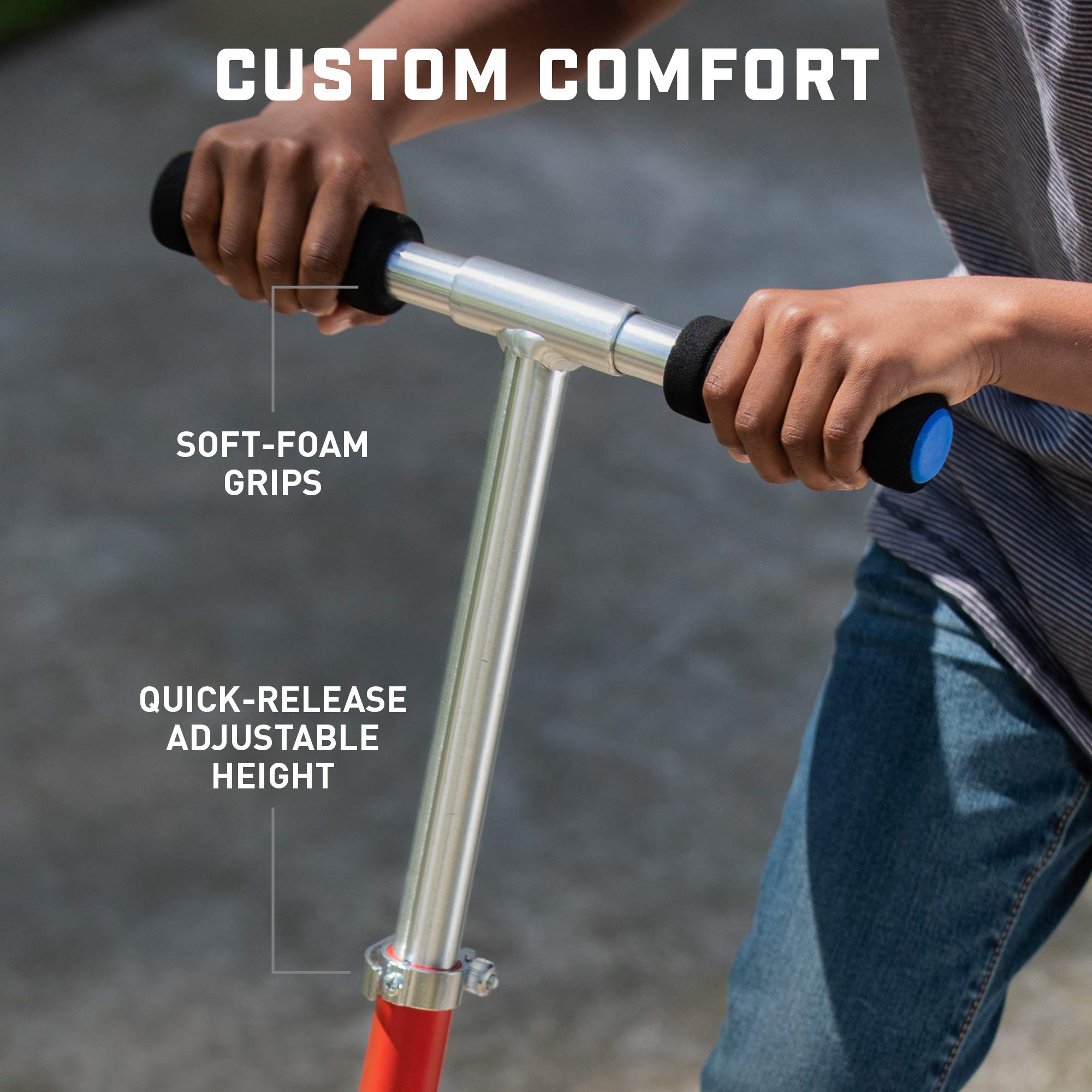 Snapklik.com : Mongoose Trace Youth/Adult Kick Scooter Folding And Non ...