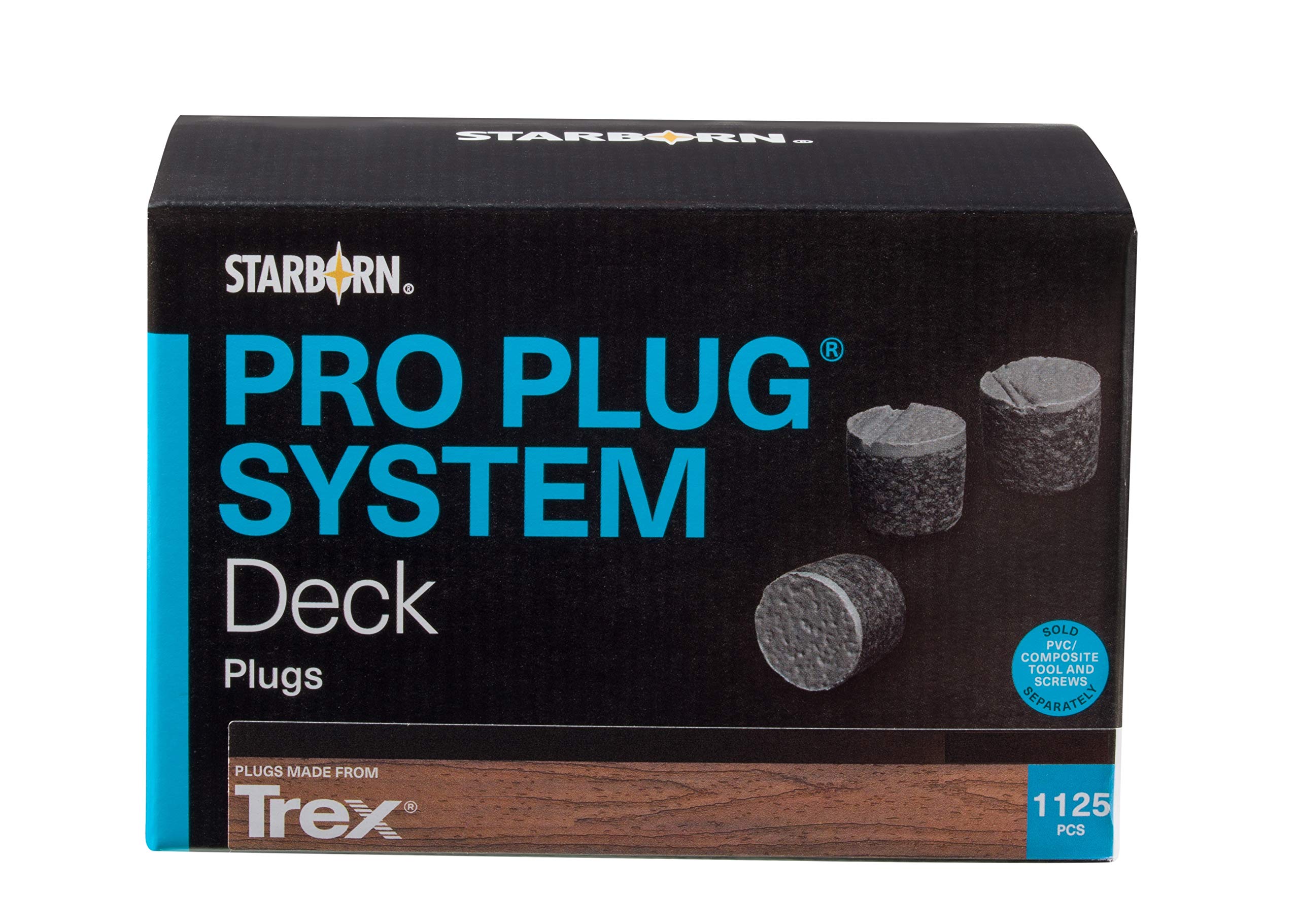 Amazon.com: Pro Plug PVC Plugs for Trex Lava Rock Decking, 1125 Plugs ...