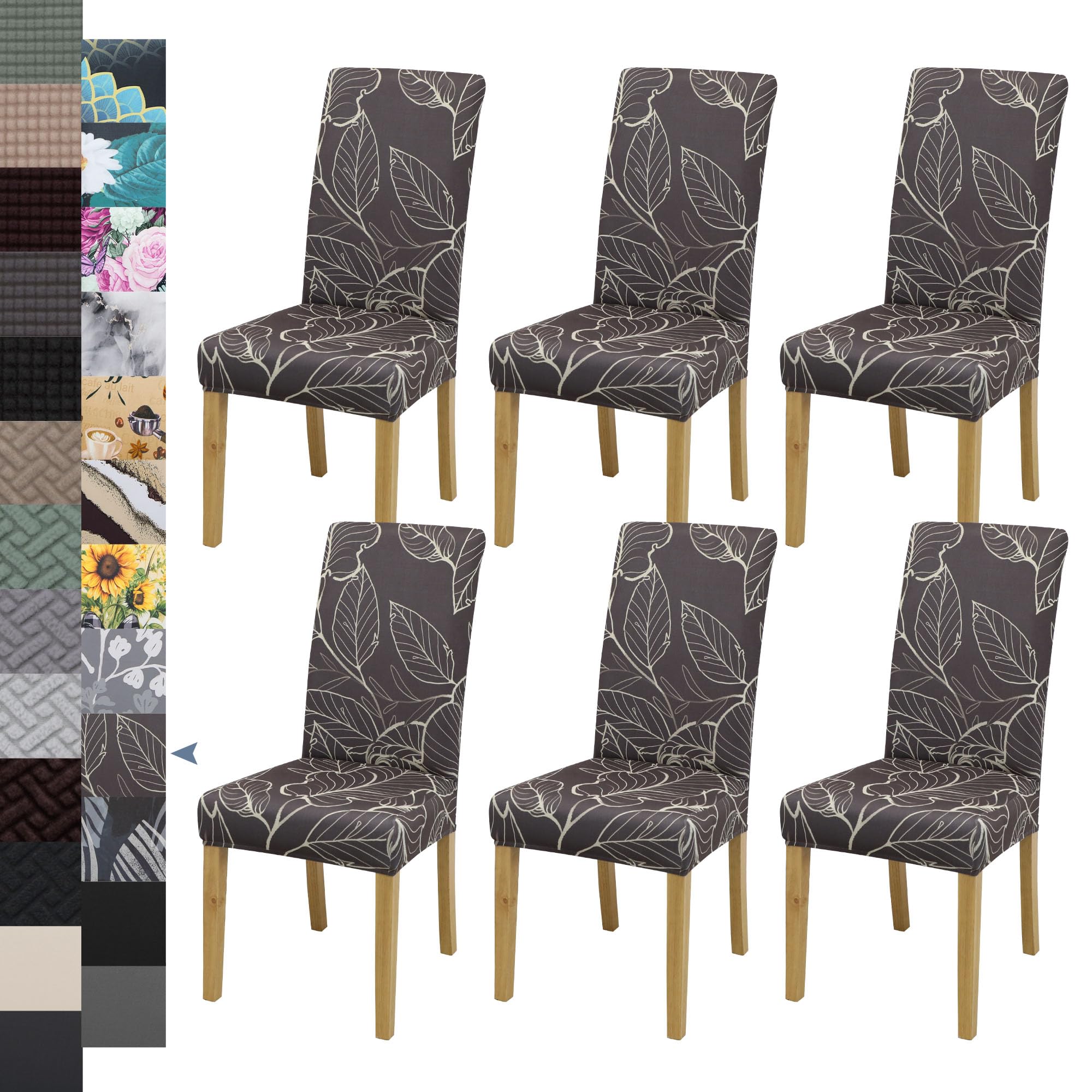 Amazon.com: BIETYONE Dining Chair Cover,Dining Room Chair Covers Set of ...