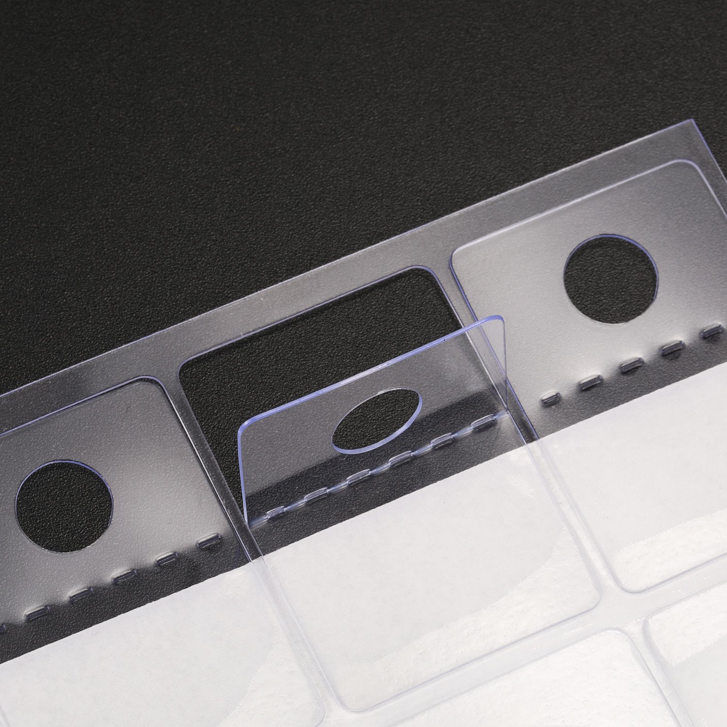 Sticky Tabs TecUnite Adhesive Hanging Tabs 1 1/2 X 1 Inch Round Hole ...