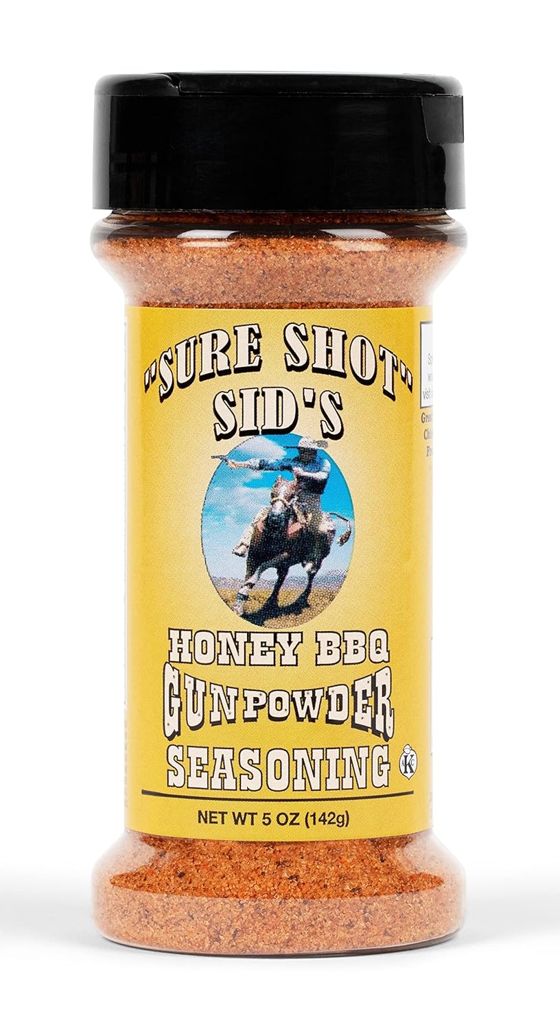 Amazon.com : Sure Shot Sid’s Honey BBQ Gunpowder Seasoning – Sweet ...