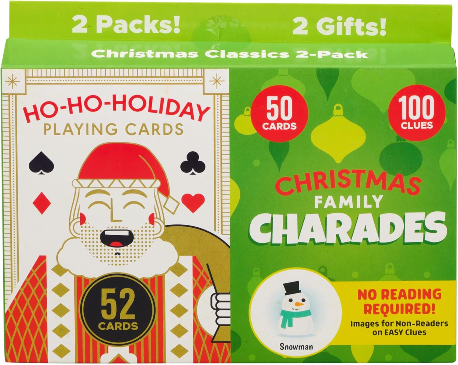 Amazon.com: Chuckle & Roar - Holiday Charades and Playing Cards ...