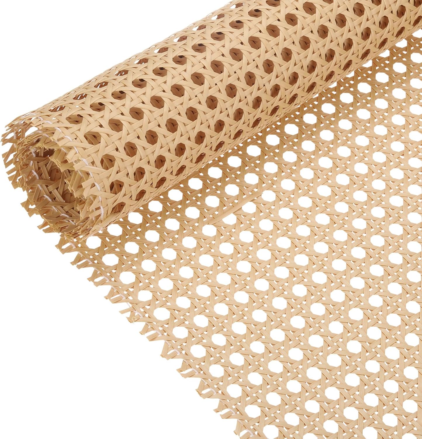 Amazon.com: MECCANIXITY Plastic Rattan Cane Webbing Roll,24 Inch x 3.3 ...