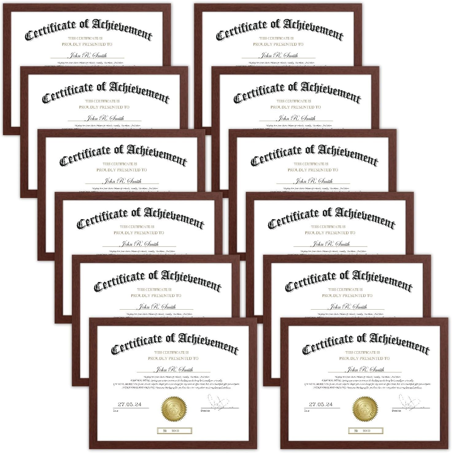 Amazon.com - Toner Depot 8.5x11 Picture Frame Certificate Frames Set ...