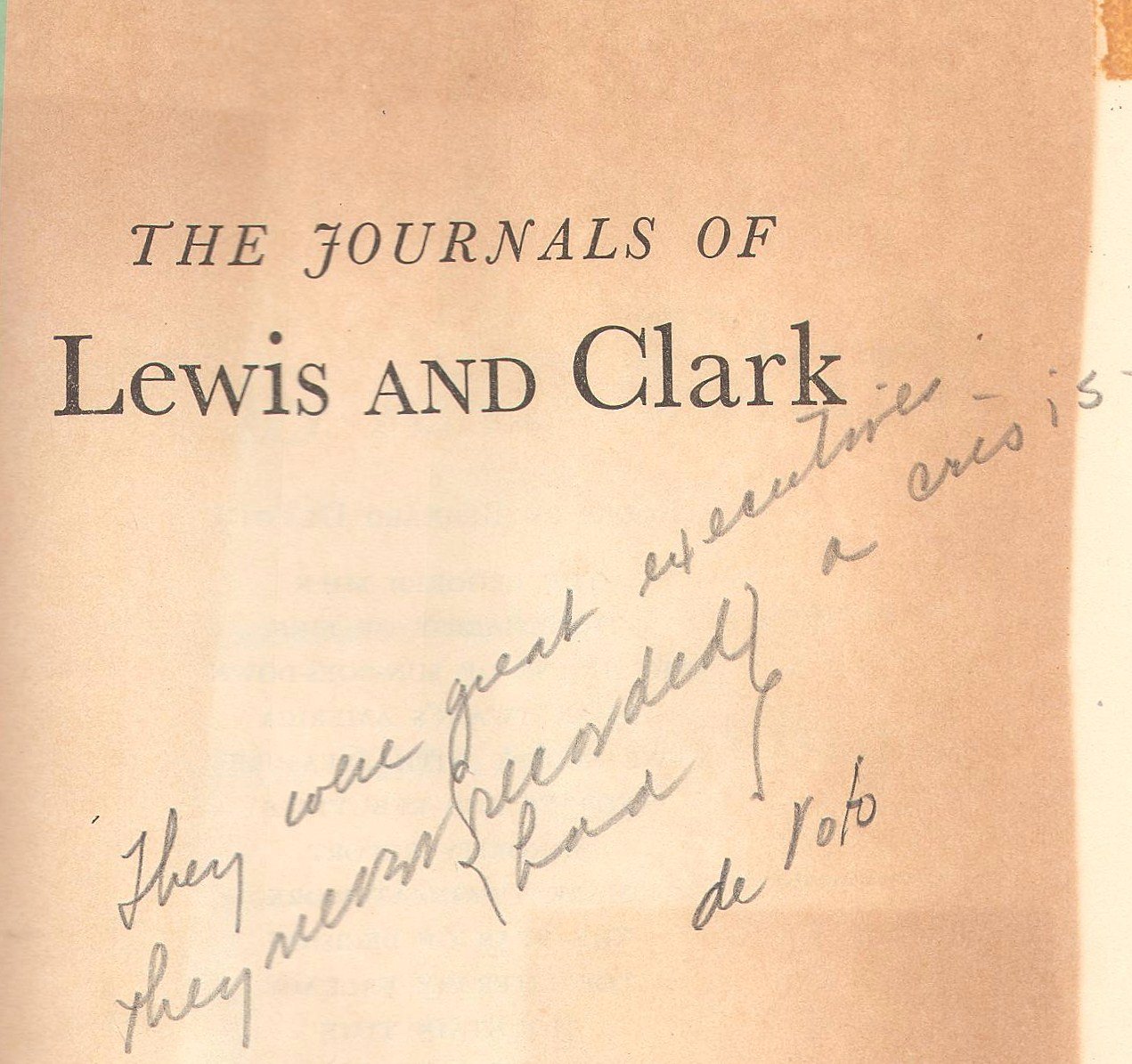 The journals of Lewis and Clark,: Lewis, Meriwether: 9781199134066 ...