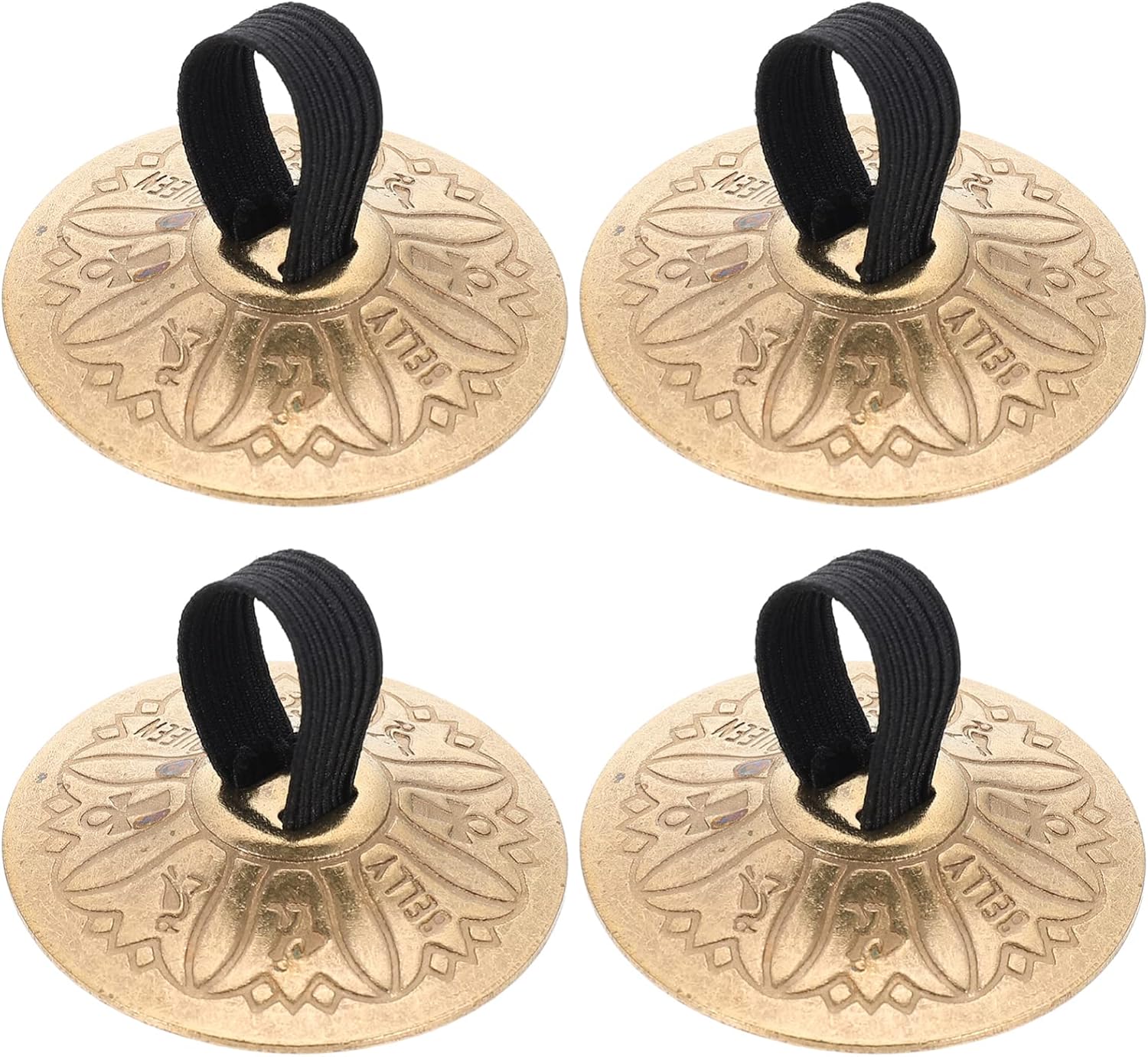Amazon.com: Generic 4 PCS Finger Cymbals, Hand Cymbal Belly Dance Zills ...